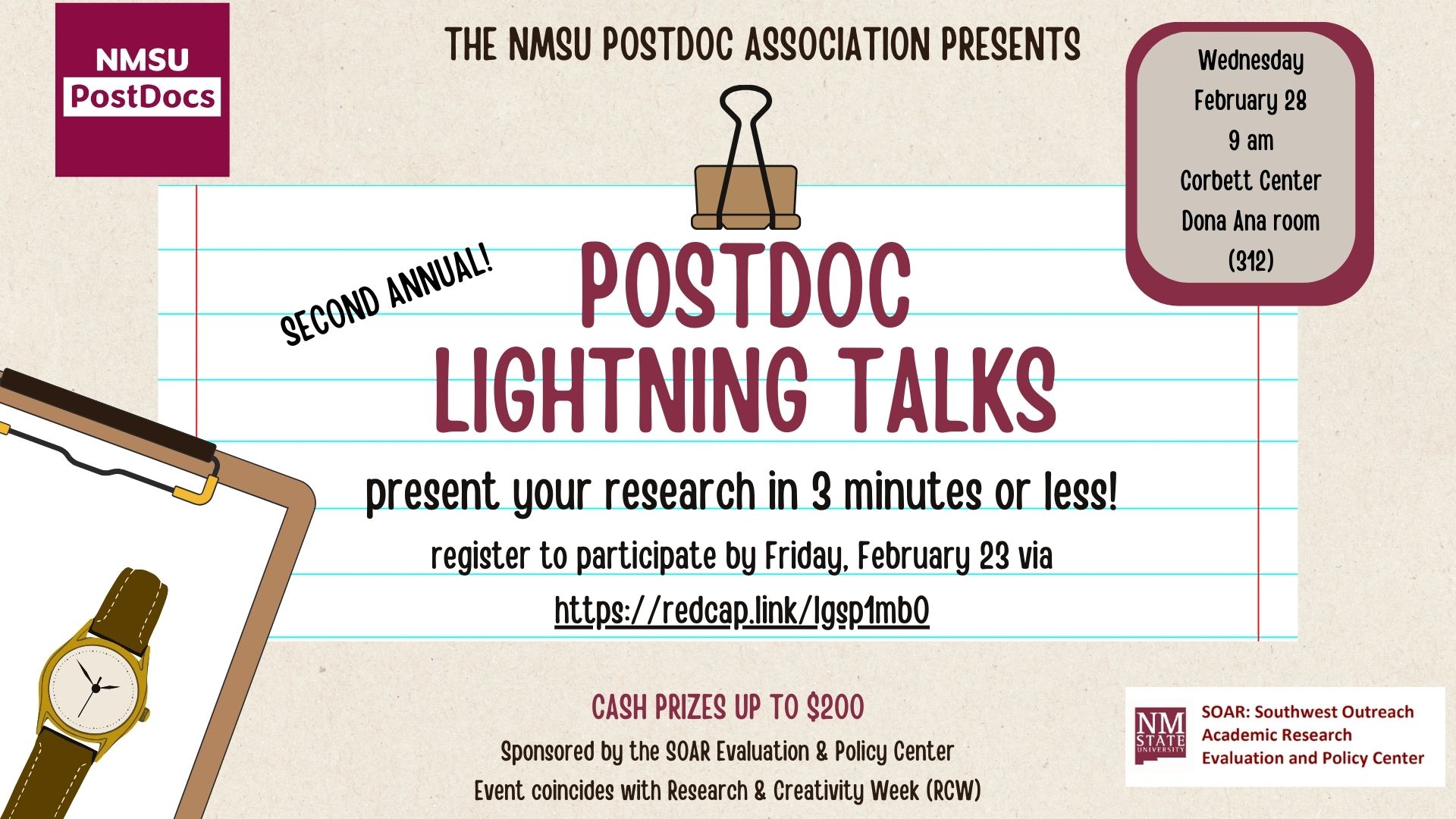 NMSU Postdoc Association | New Mexico State University | BE BOLD. Shape ...